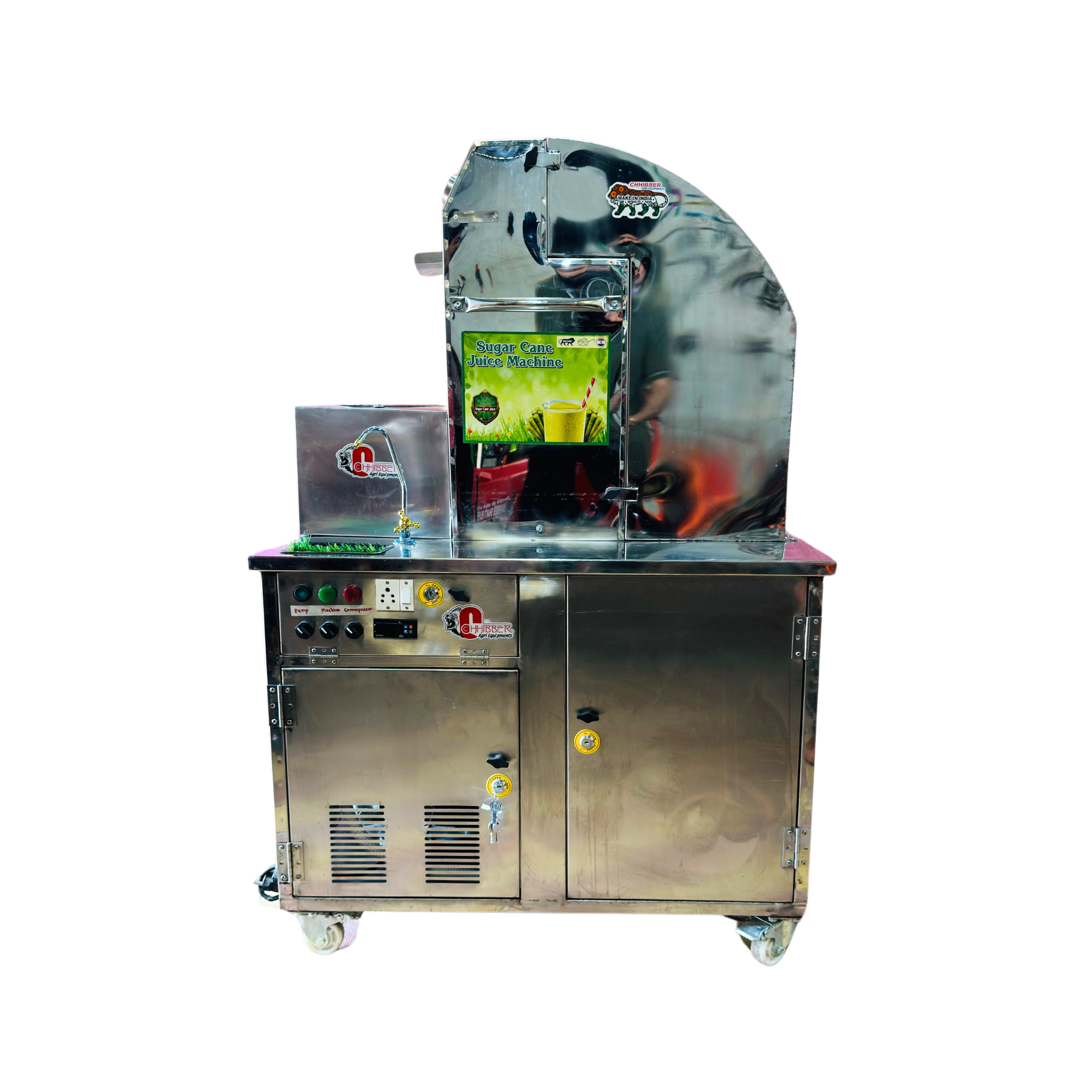 Sugarcane Thela Machine 2HP – Chhibber Agri Equipments